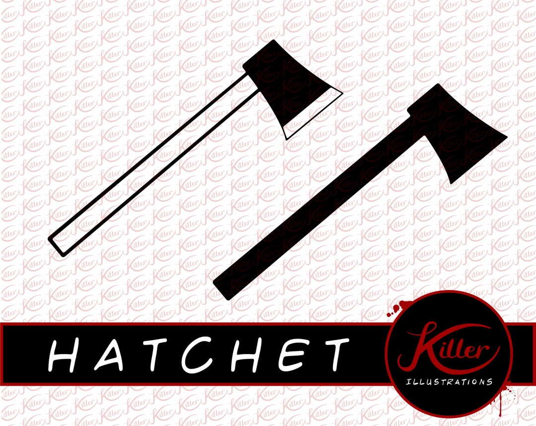 Hatchet Vector | Clip Art | Weapon | Cut File| Instant Digital Download ...