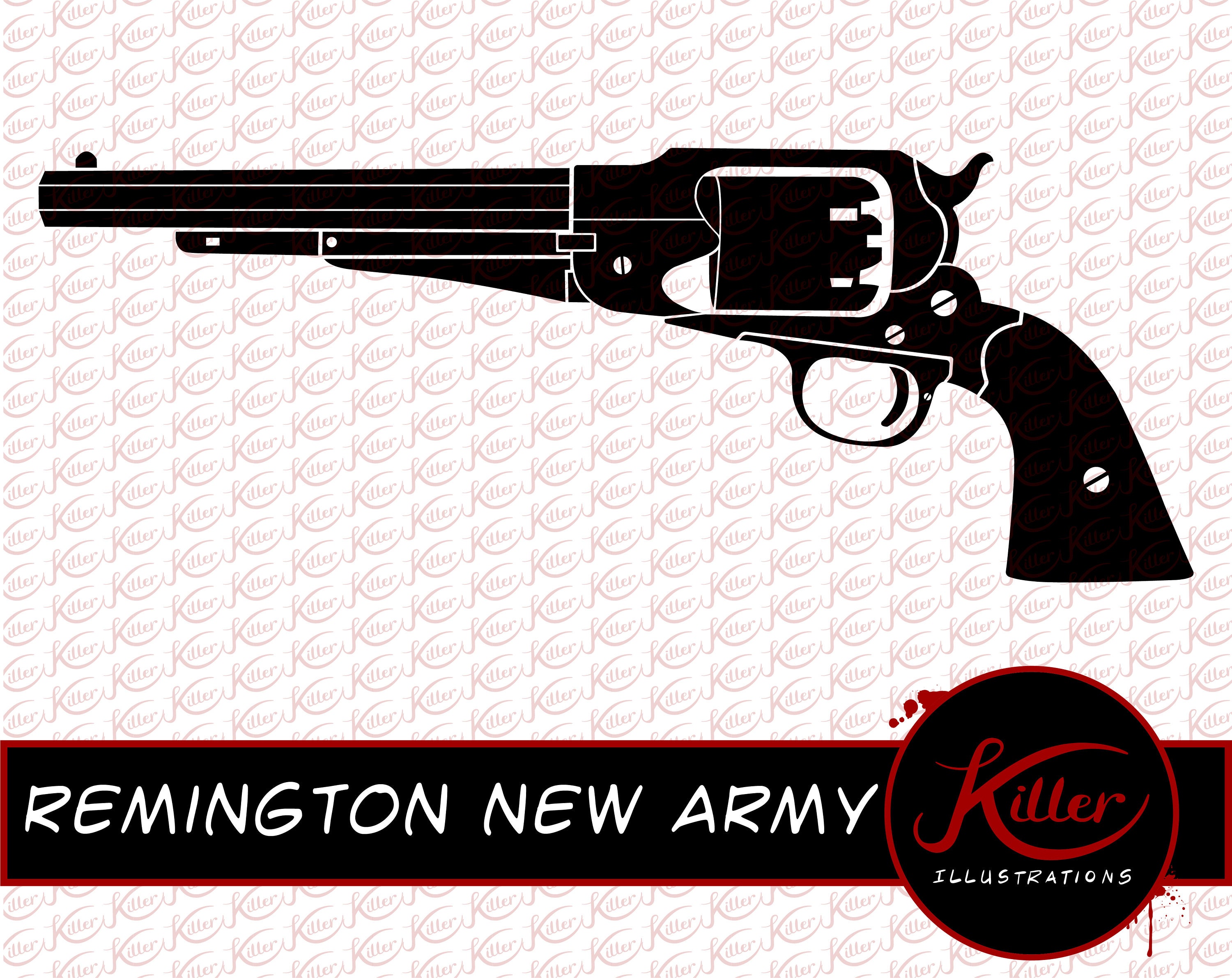 Cowboy Revolver Clip Art