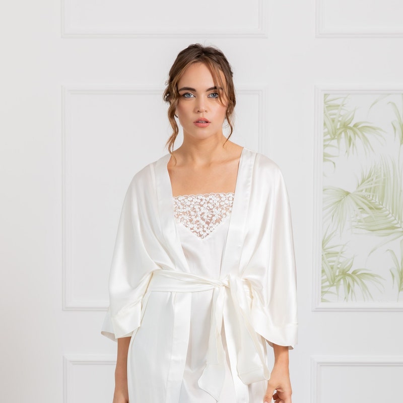 Silk Bridal Robes - Etsy