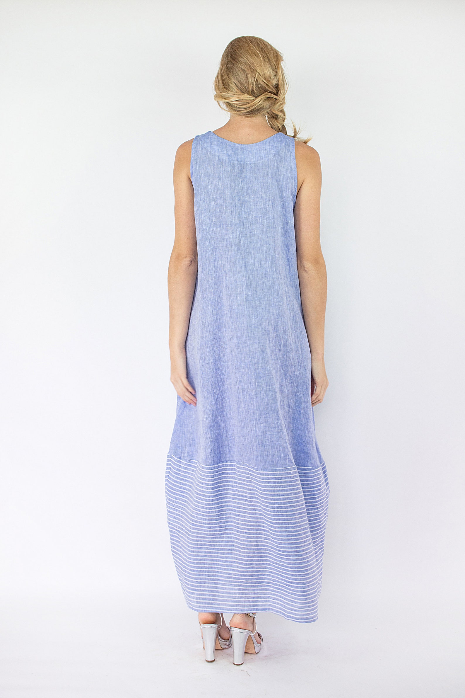 Linen Dress for Women Italian Linen Dress Maxi Dress for - Etsy