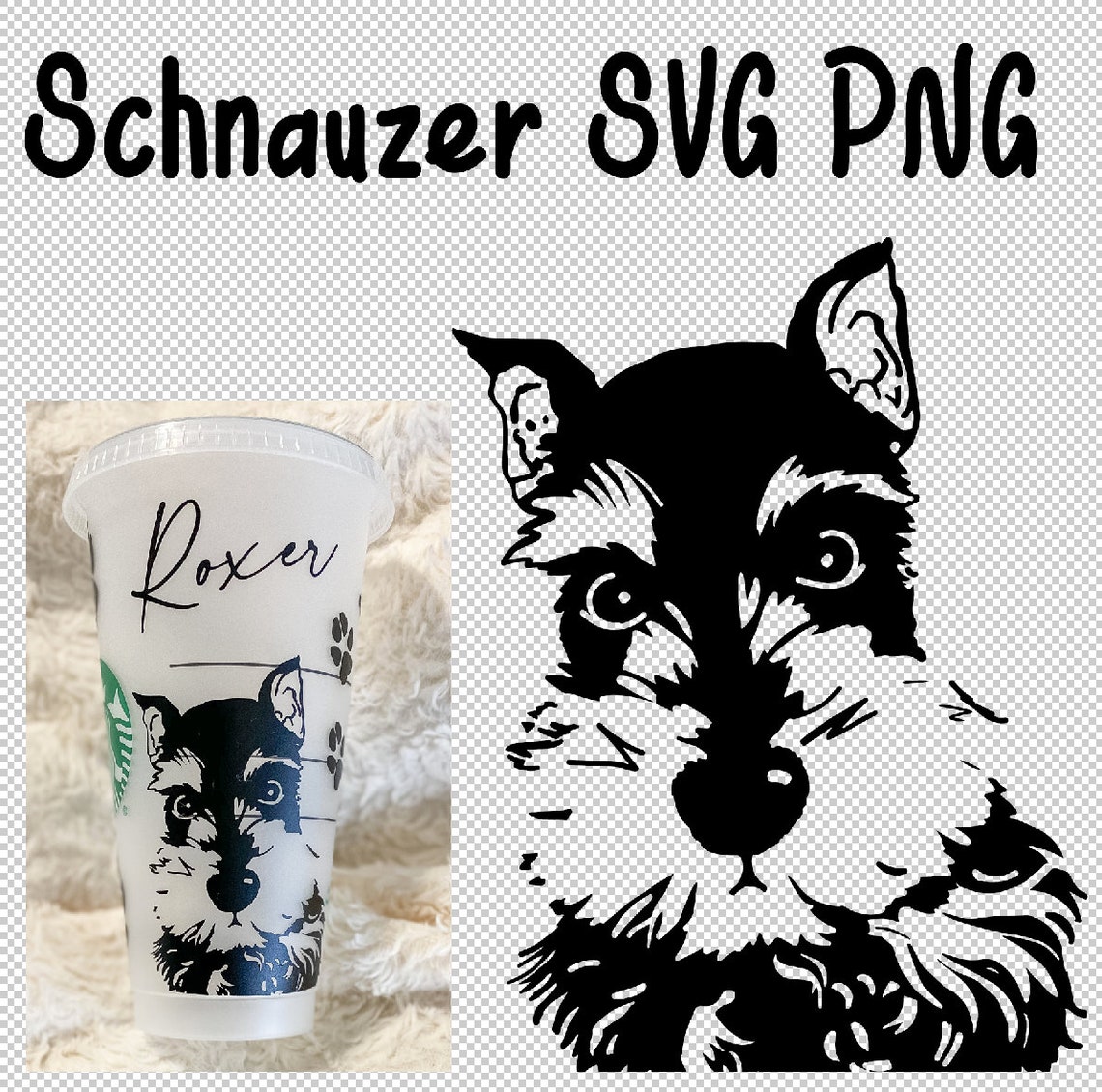 Schnauzer Digital Svg Png File Dog Svg Pet Svg Puppy Svg Schnauzer Svg ...