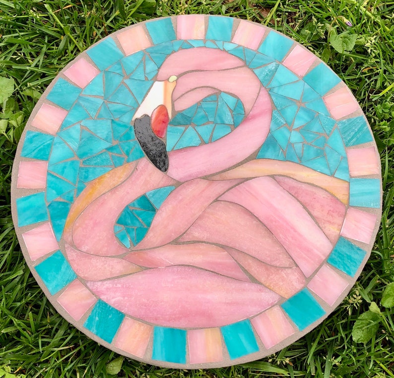 Birds and Bees Mosaic Stepping Stone - Etsy