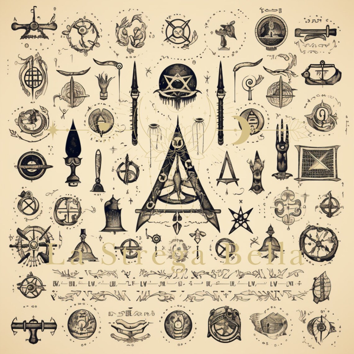 Ancient Wiccan Symbols, Witchcraft Symbols, Ancient Text, Book of ...