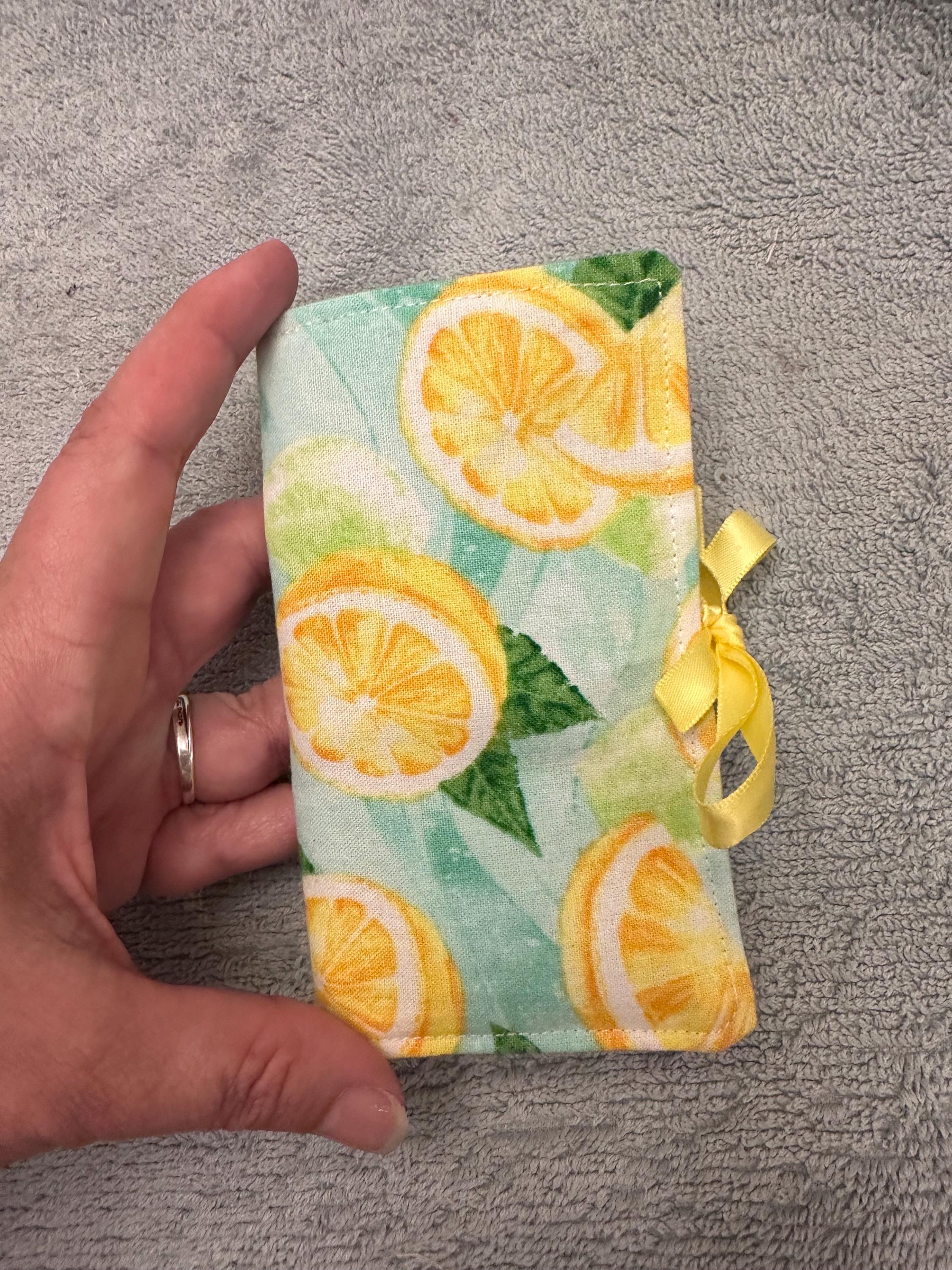 Fabric Tea Bag Wallet Holds 4 Individual Teas / Lemons Novelty Patterns ...