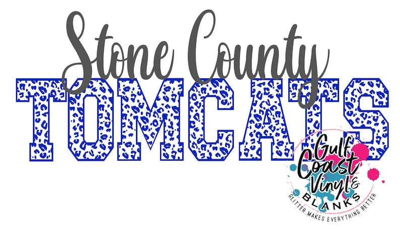 Stone County Tomcats Cut, Print, or Sublimation Digital Design - Etsy