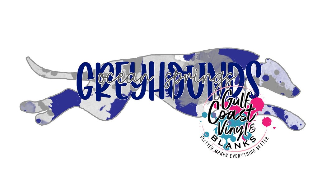 Ocean Springs Greyhounds Sublimation Design Download - Etsy