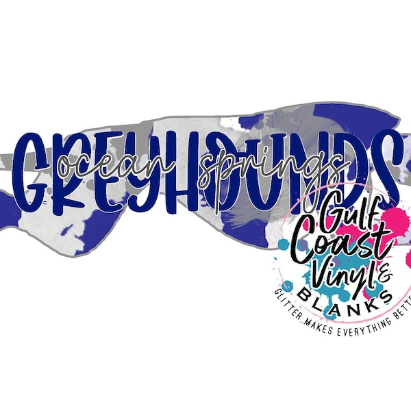 Ocean Springs Greyhounds Svg - Etsy