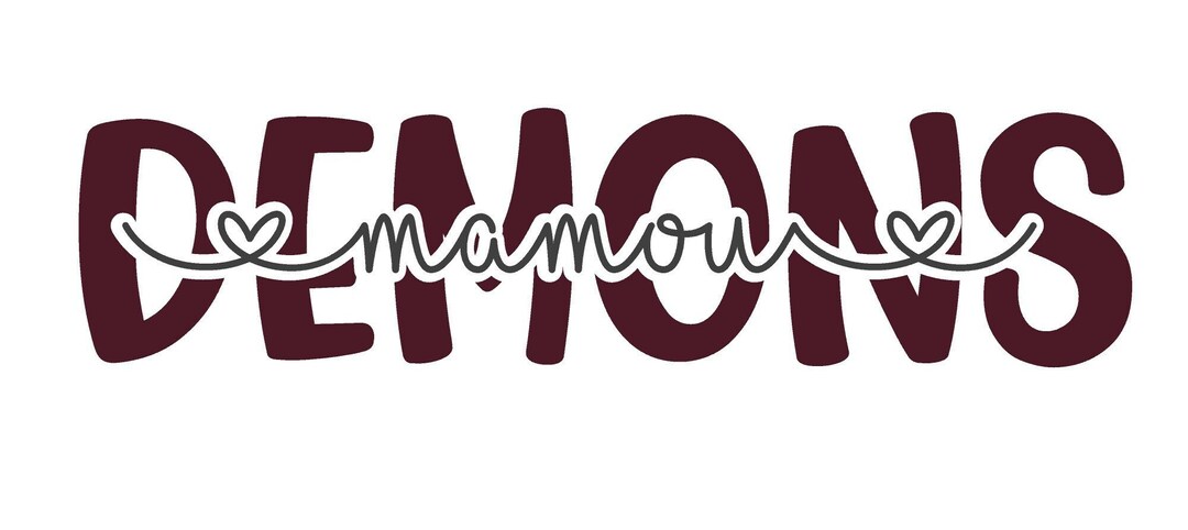 Mamou Demons Cut Print Sublimation Digital Download - Etsy