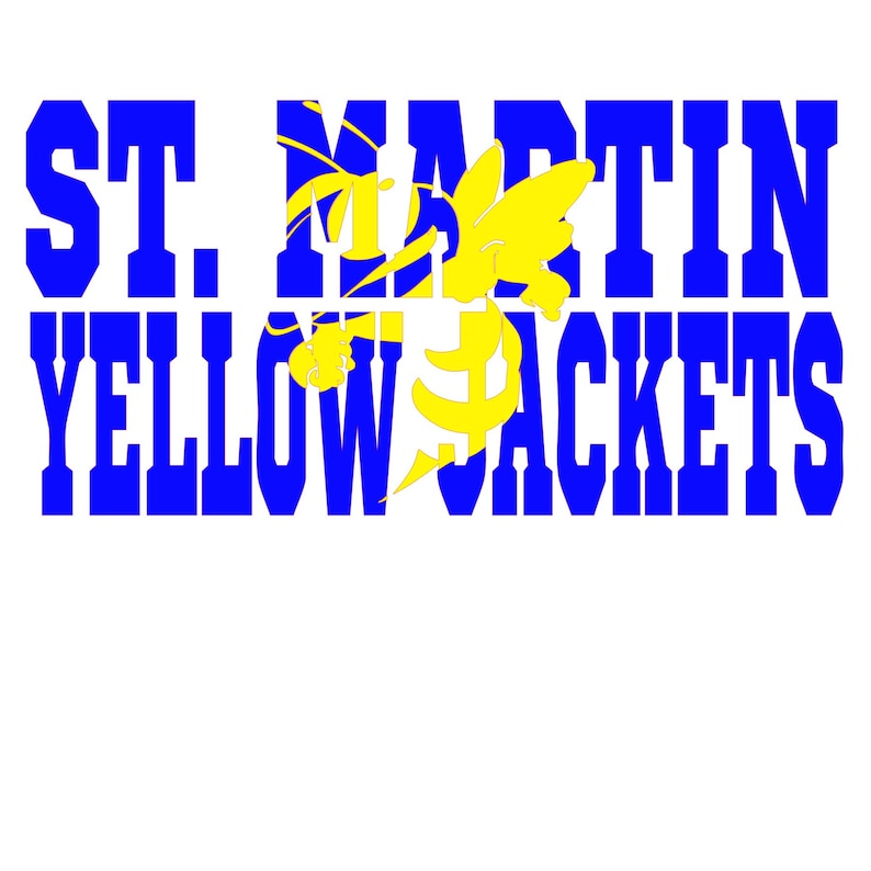 St Martin Yellow Jackets Svg Cut File - Etsy