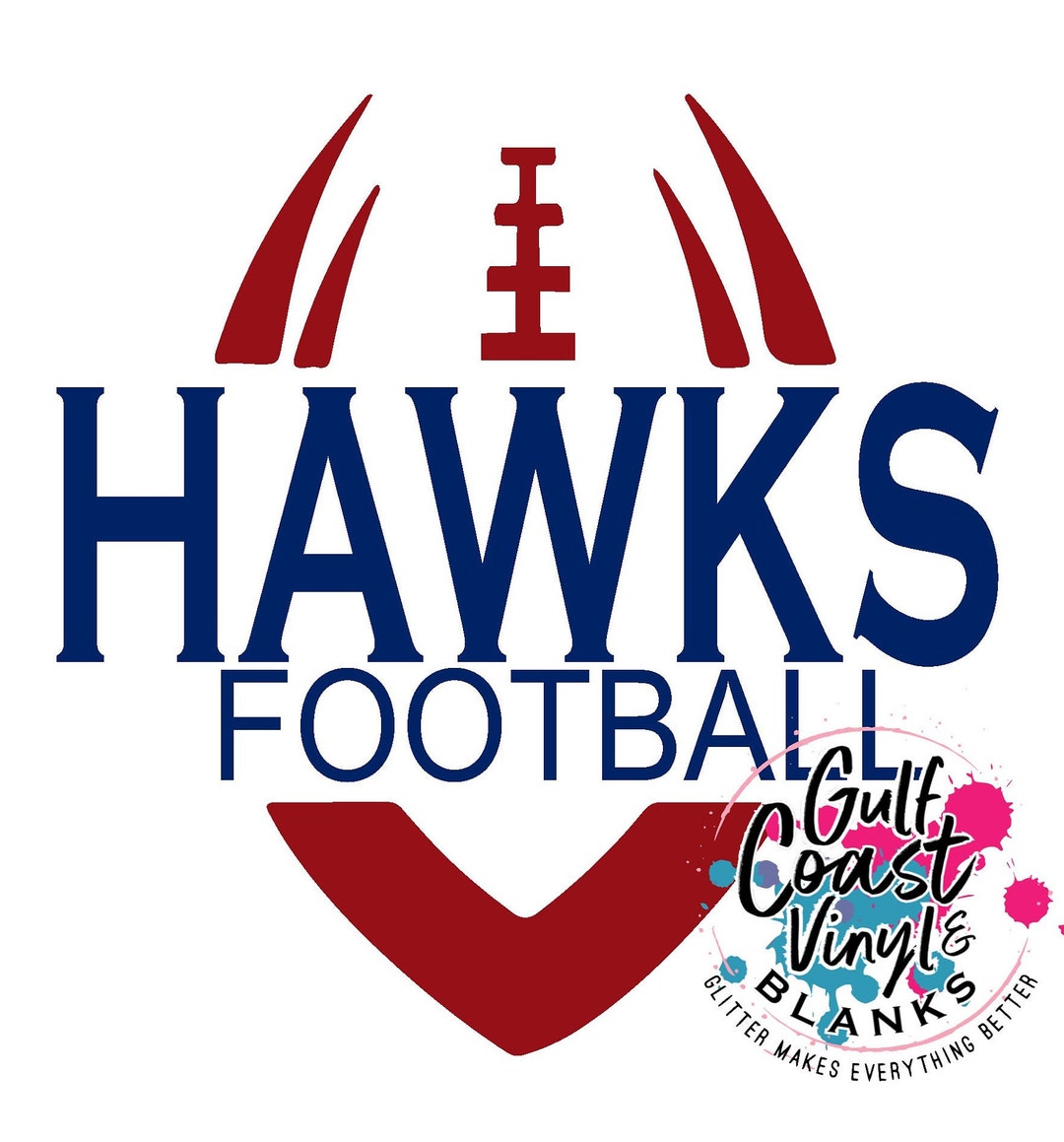 Hawks Football Cut, Print, Sublimation PNG Digital Design Download - Etsy