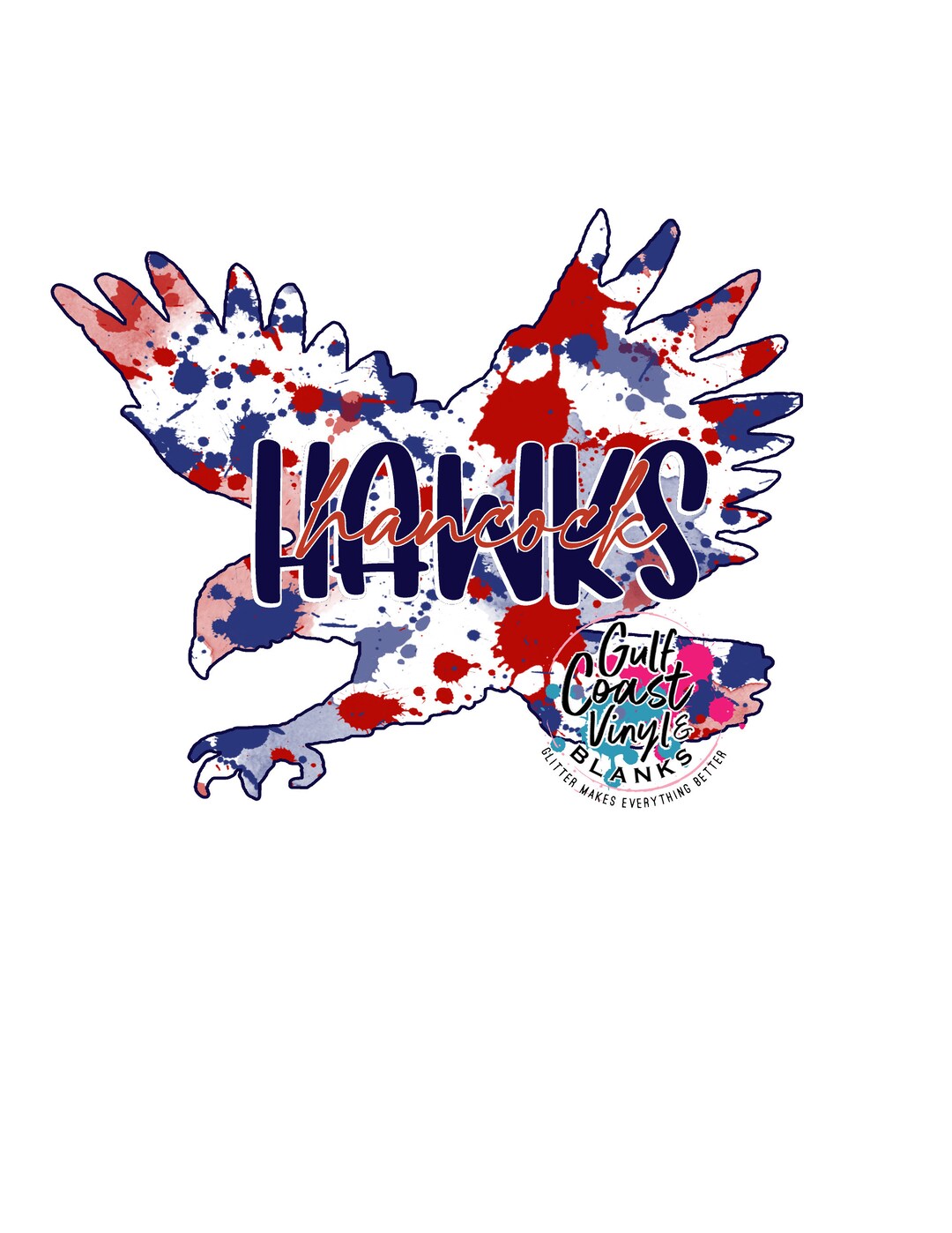 Hancock Hawks Sublimation Digital Download - Etsy