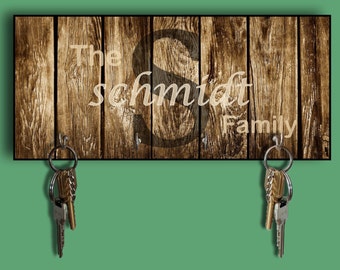 Personalized Key Holder, Custom Key Holder for Wall, Photo Key Hanger ...