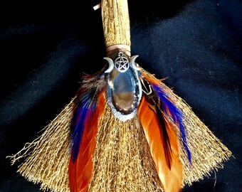 Mini Besom Witch's Broomstick Broom Witchcraft Tool Wiccan Altar Tool ...