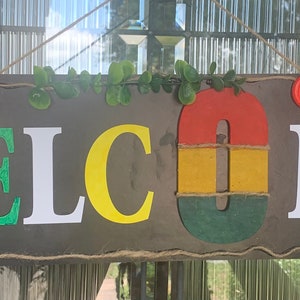 Juneteenth Sign,welcome,front Door Sign,front Door Welcome,wall Sign ...