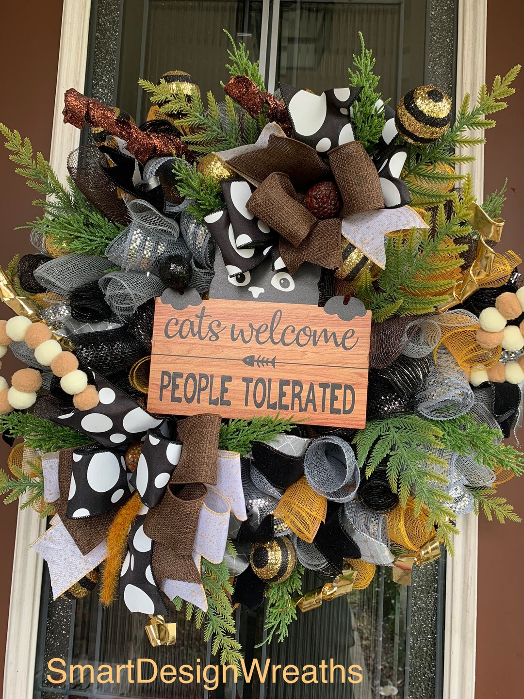 Front Door Wreath,everyday Wreath,all Season Wreath,garage Wreath,wall ...