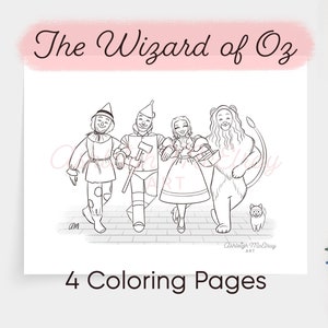 wizard of oz coloring pages free