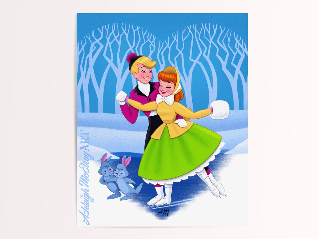 Once Upon a Wintertime Illustration Art Print - Disney Movie Fanart ...