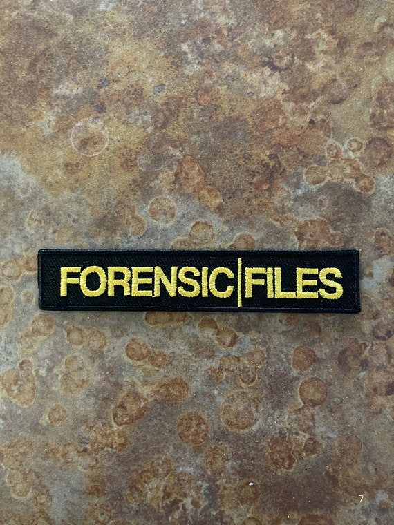 Forensic Files patch 4 Inch | Etsy