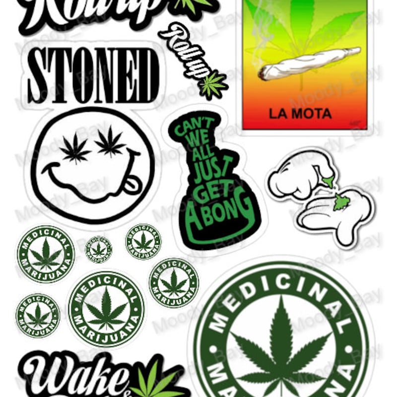 Stoner Stickers - Etsy UK