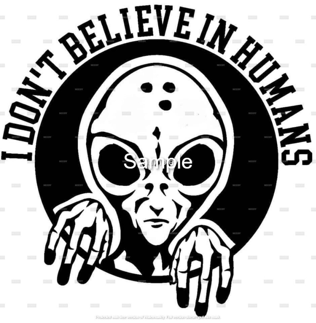 Alien Svg Cutting File Digital Download - Etsy