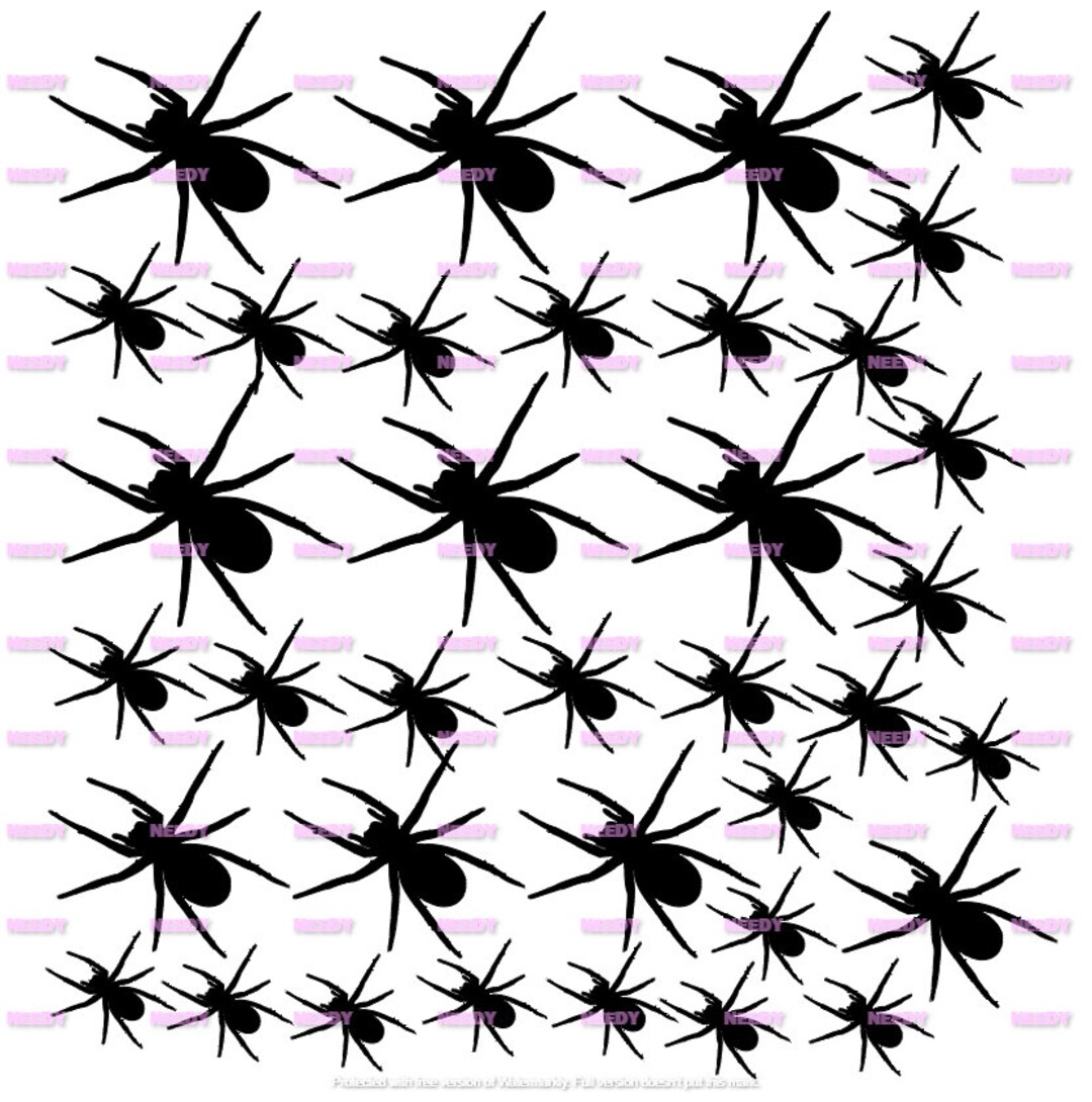 Spiders Svg File Png File Digital Download - Etsy