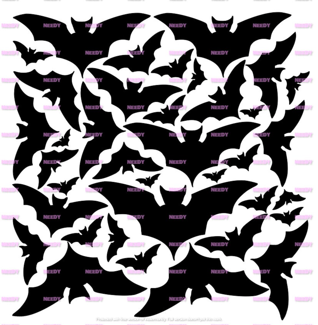Bats Sheet Digital Download for Cut Outs Svg Png File Digital Download ...