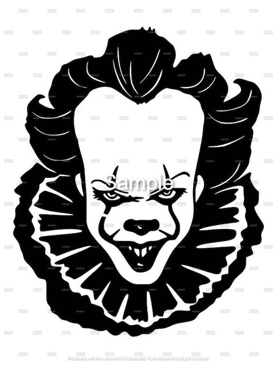 IT Pennywise Inspired Svg File Digital Download Cutting File - Etsy Finland