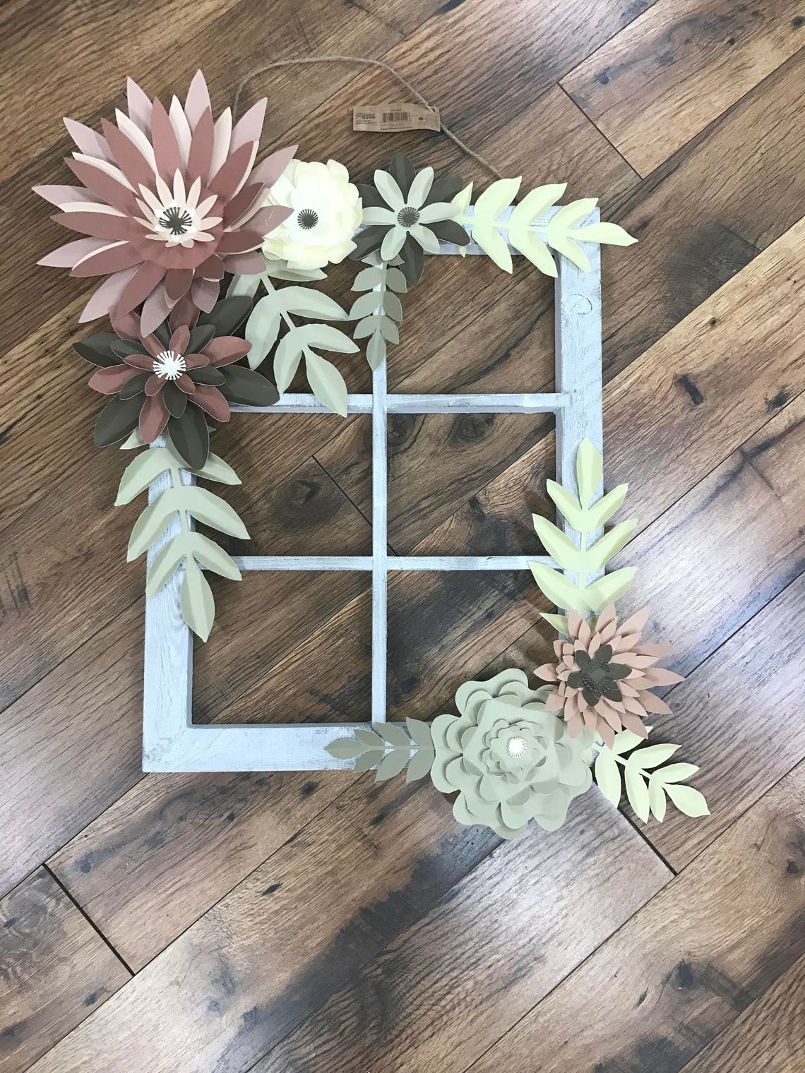Paper Flower Window Pane - Etsy