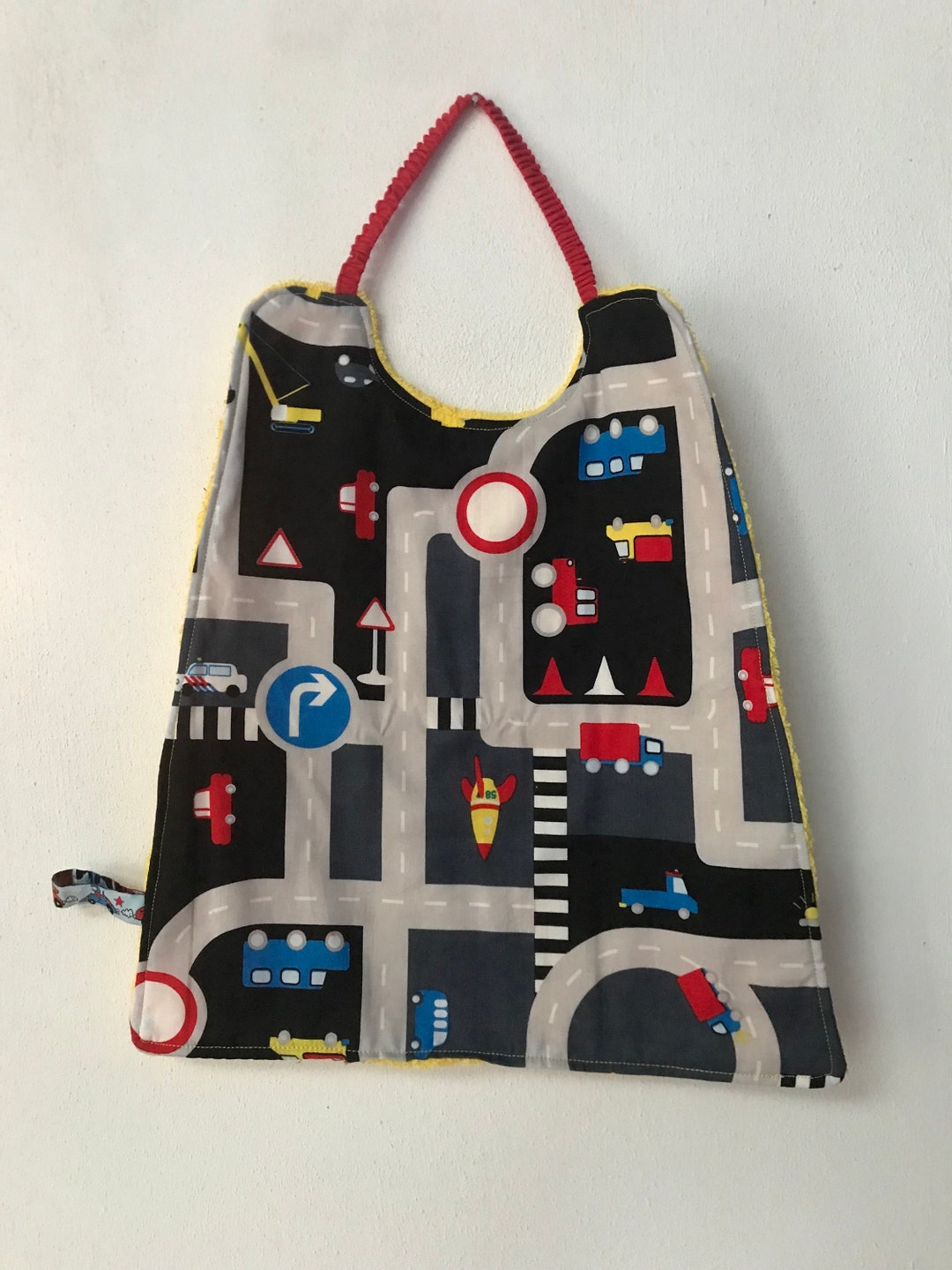 Elasticated Bib car Circuit Large Format Special Kindergarten - Etsy