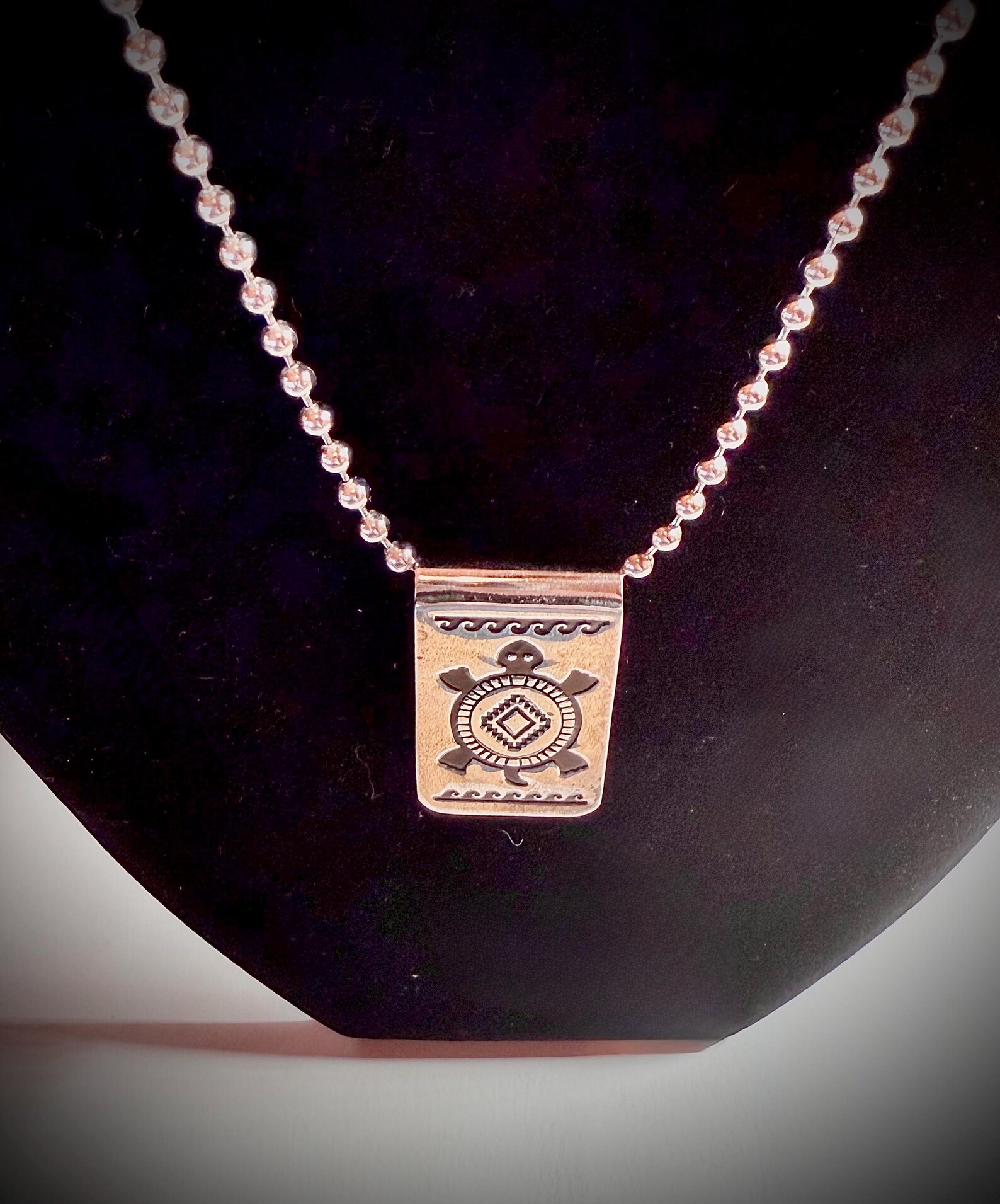 Southwestern Silver Native American Unisex Pendant Necklace Money Clip ...