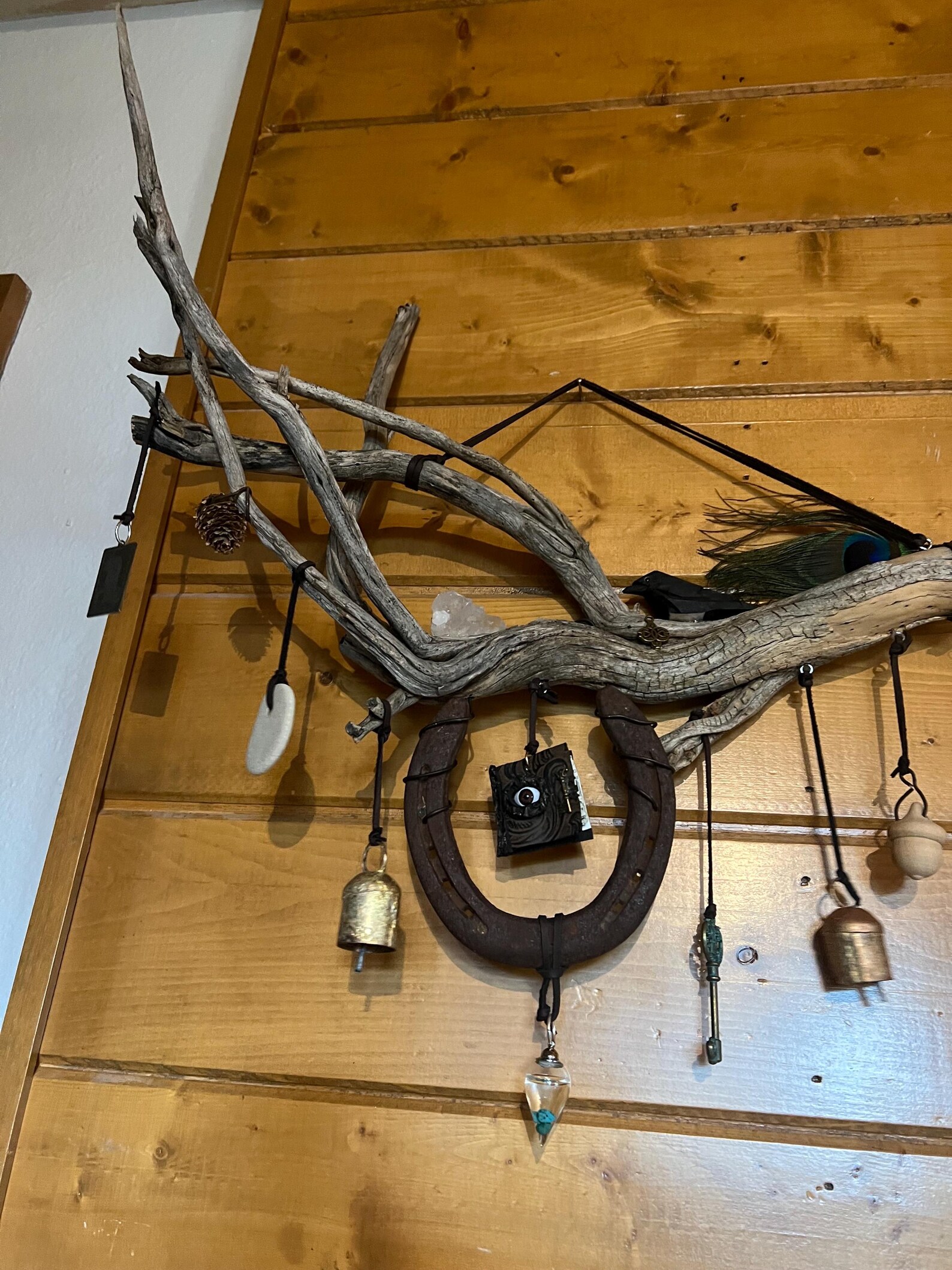 Witch Bells Mystical Home Protection Rusty Horseshoe Good Luck Amulets ...