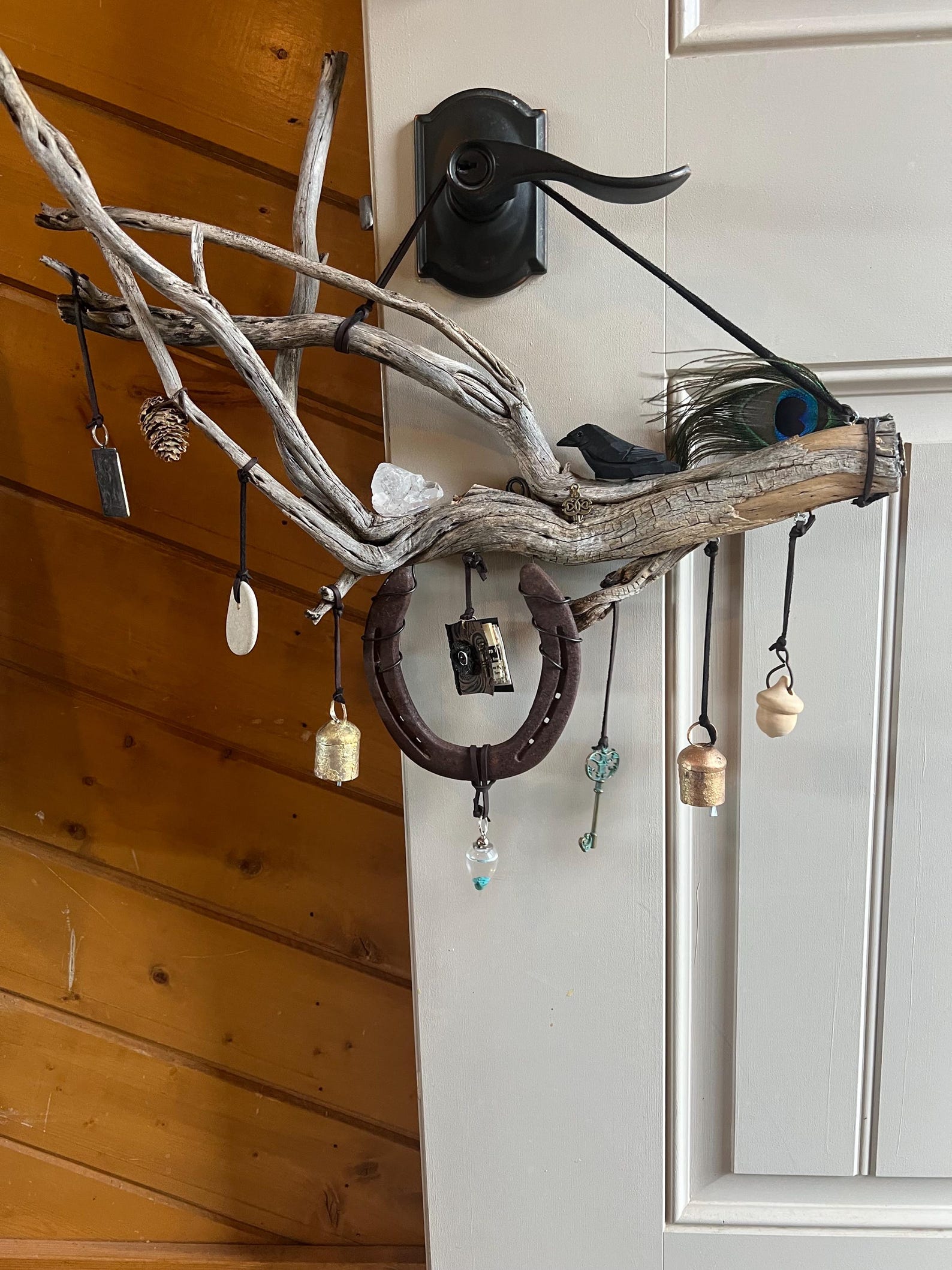 Witch Bells Mystical Home Protection Rusty Horseshoe Good Luck Amulets ...