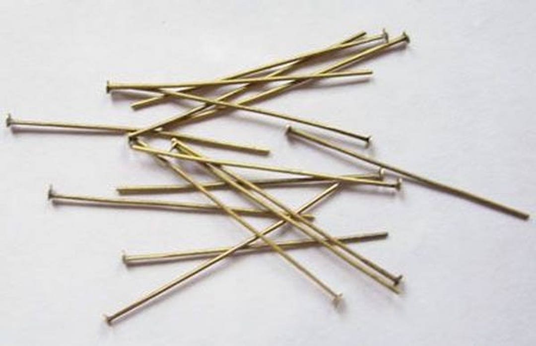 Bag of 160 Rods Nails Head Flat Metal Color Bronze 36x0,8mm - Etsy