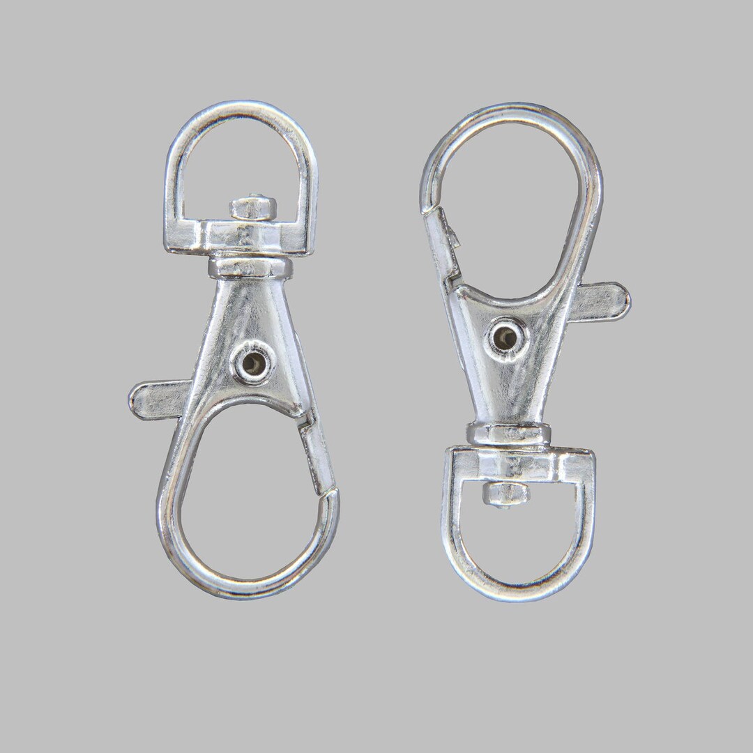 Bag of 10 Fasteners Clasps Carabiners Keychain / Keys Light - Etsy