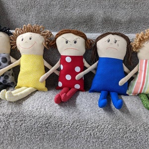 Play Therapy Dolls, Emotion Dolls, Dolls for Counseling With Children ...