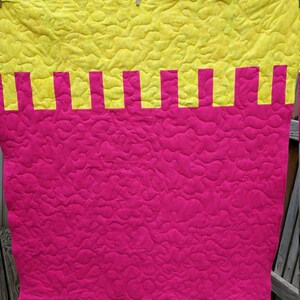 Monster Baby Quilt, Handmade Monster Baby Blanket, Pink Monsters - Etsy