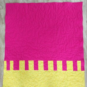 Monster Baby Quilt, Handmade Monster Baby Blanket, Pink Monsters - Etsy