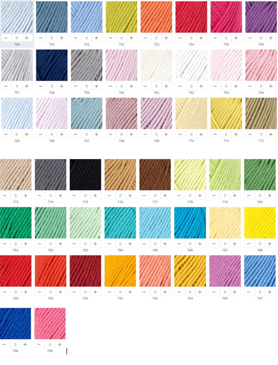 HAPPY COTTON by DMC (15 Colors to Choose From) - Etsy