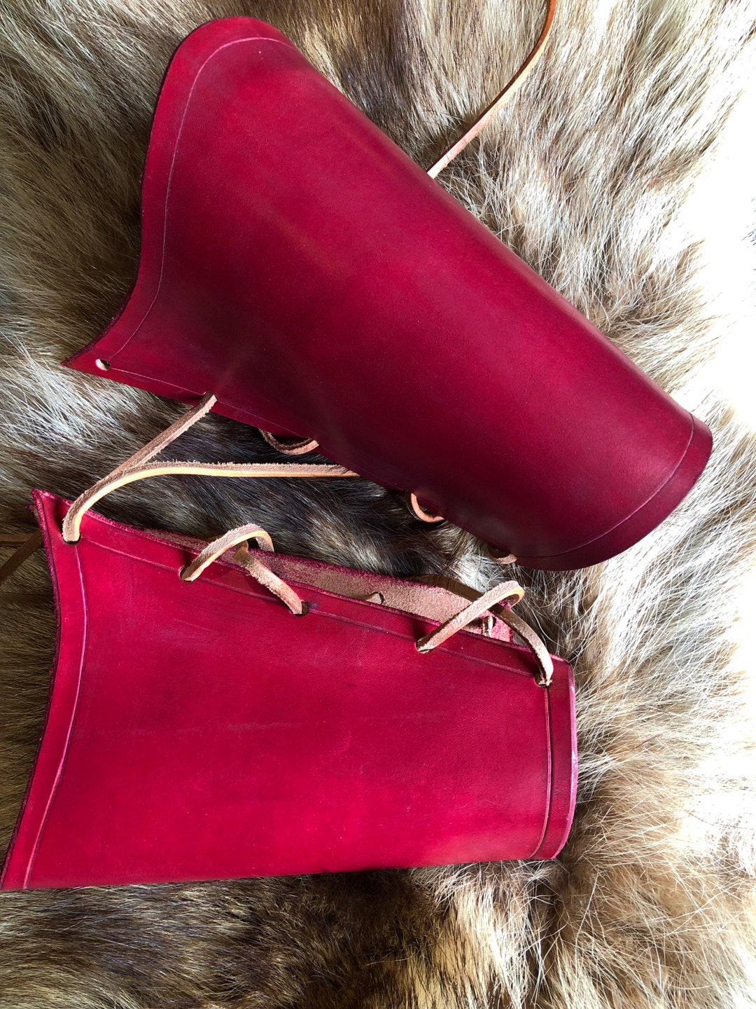 2 Leather Forearm Protectors - Etsy