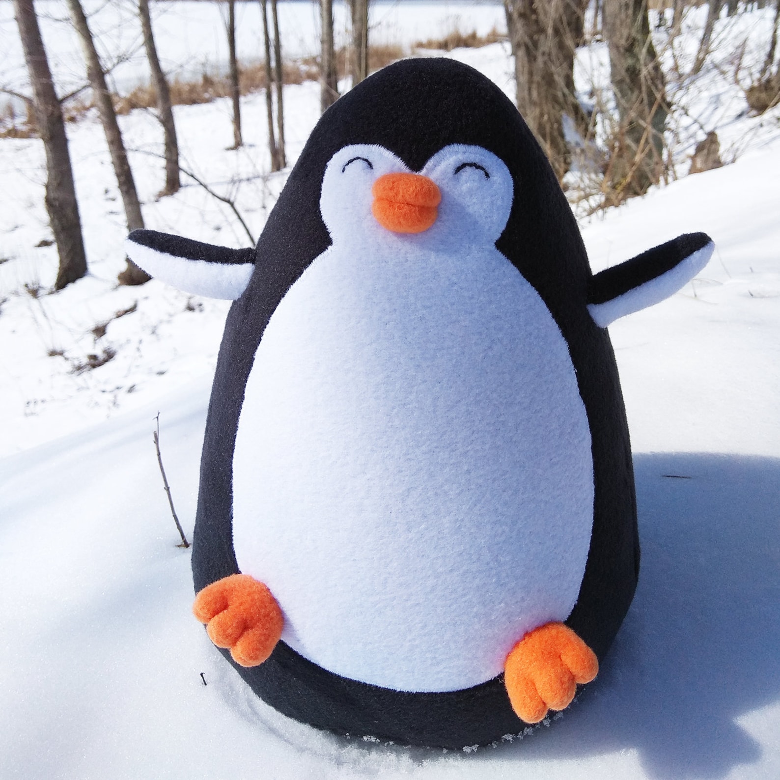 Fatty Penguin sewing pattern PDF Stuffed penguin pattern to | Etsy