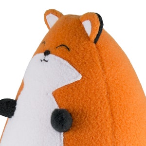 Stuffed Fox Pattern PDF: Fat Plush Fox Sewing Pattern & Animal Toy ...