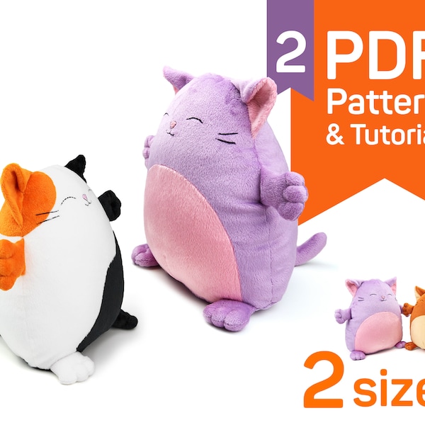 Fat Cat Patterns - Etsy