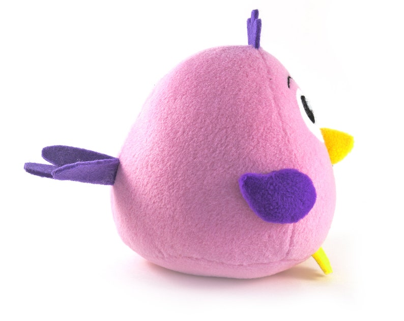 Bird Sewing Pattern PDF Stuffed Bird Pattern Fatty Funny - Etsy