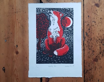 Folk Art Moon - Etsy UK