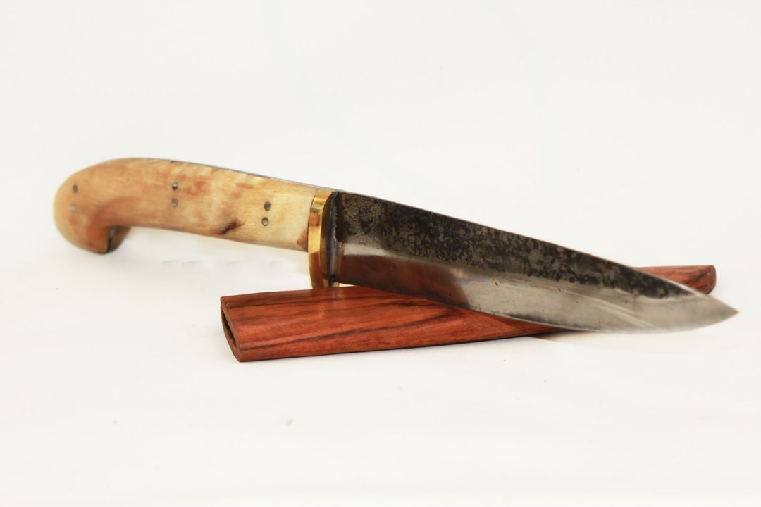 Cretan Handmade Forged Sticking , Skinning Knife Carbon Steel No3 - Etsy