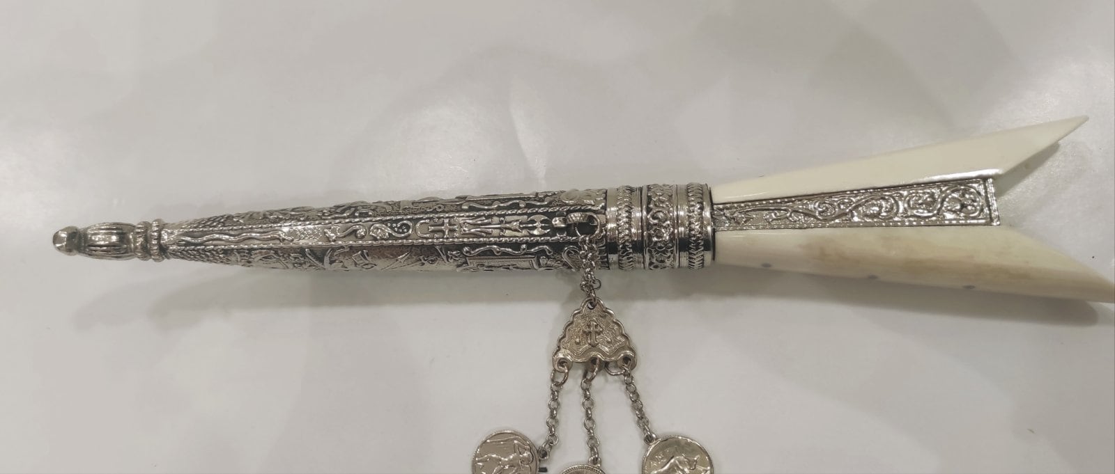 Cretan, Traditional, Original, Handmade, Carved Silver, 12'' Knife - Etsy