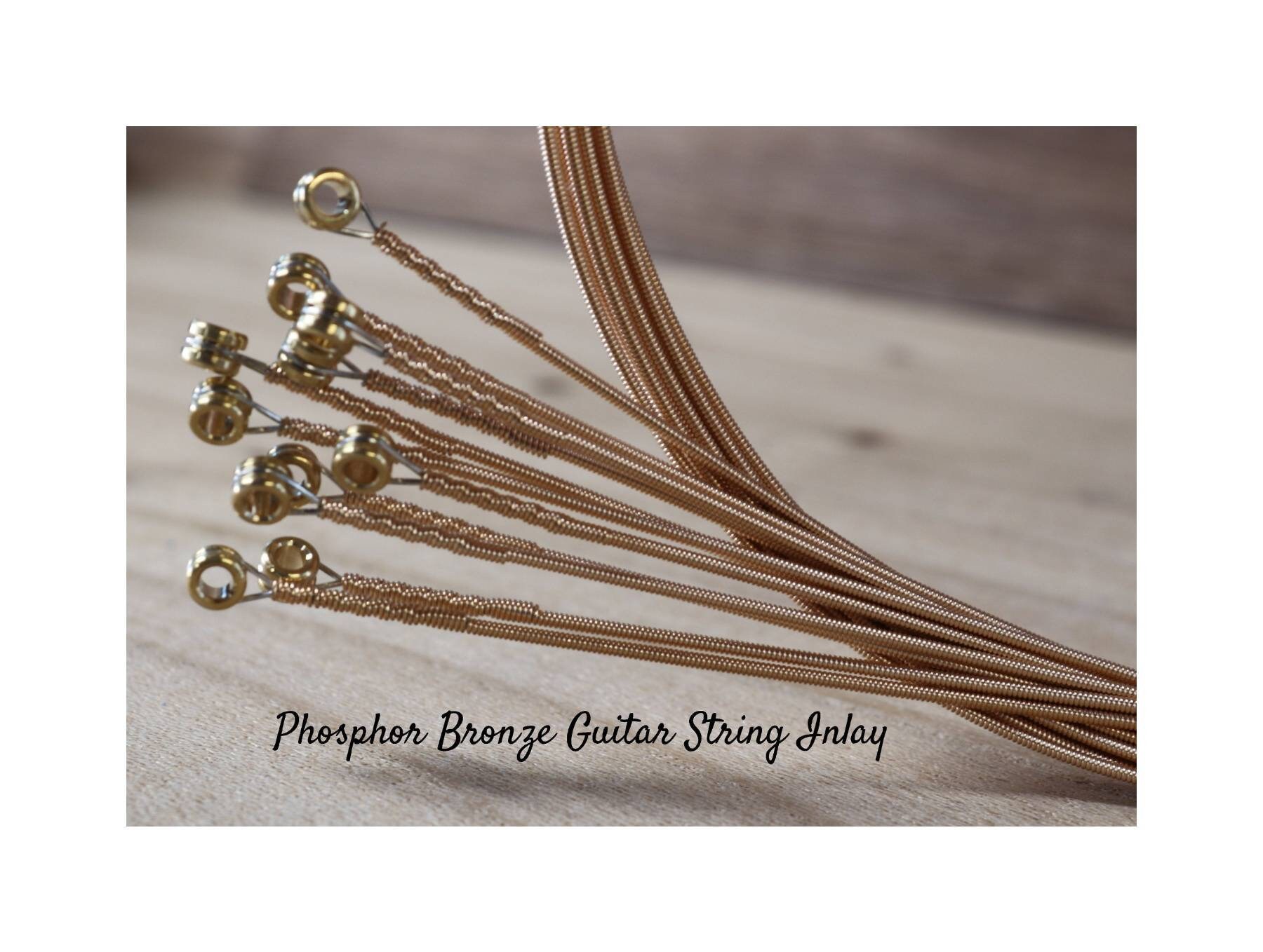 Men's Wedding Ring Double Guitar String Inlay E. Indian - Etsy