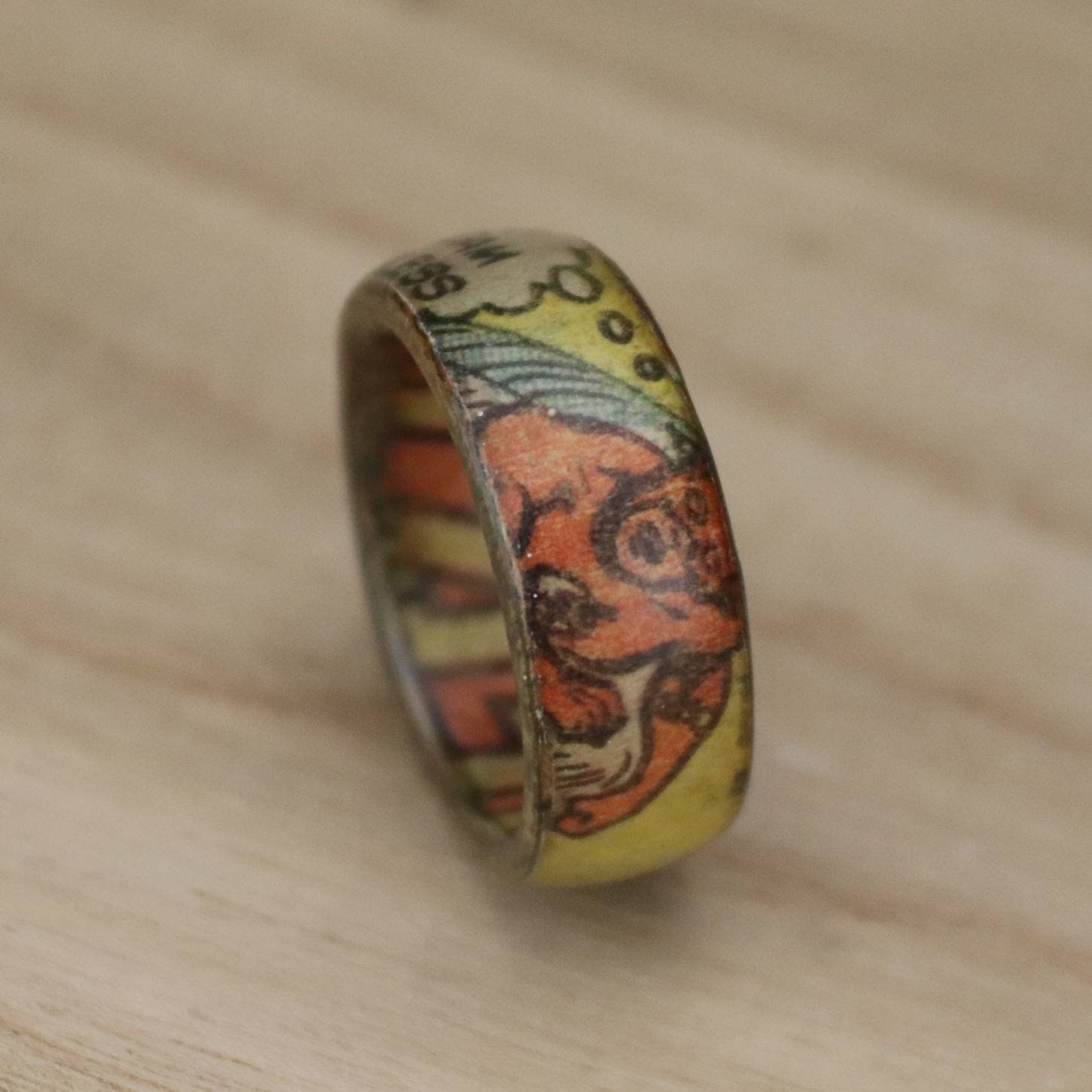 Comic Book Rings Superhero Ring Size 11.75 in Stock Ready | Etsy