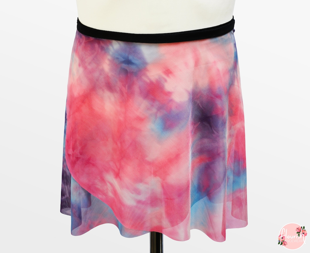 Aurora - Ballet Wrap Skirt - Ballet Skirt - Dance Skirt - Colourful ...