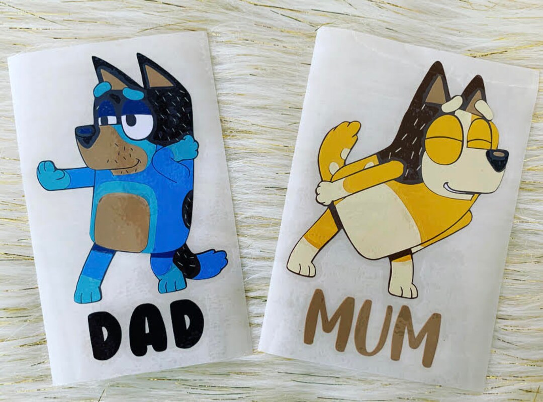 Bluey Vinyl Decal - Etsy